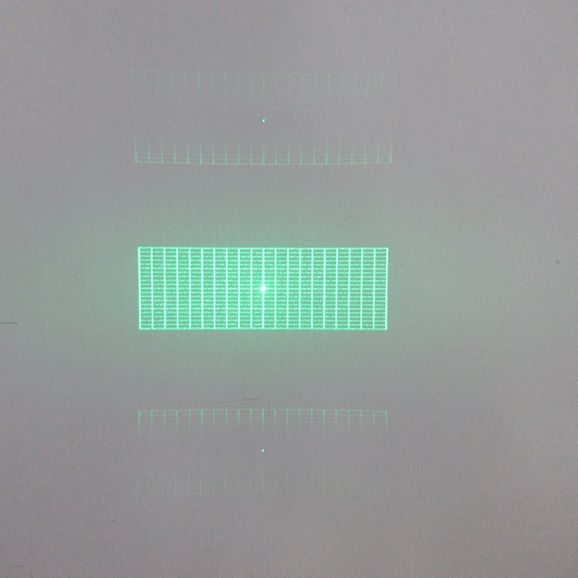 26.1 Degree 20x20 Rectangles Grid DOE Laser Optical Laser Equipment ...