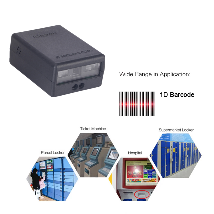2d image CMOS mini usb barcode scanner module to scan qr screen bar ...