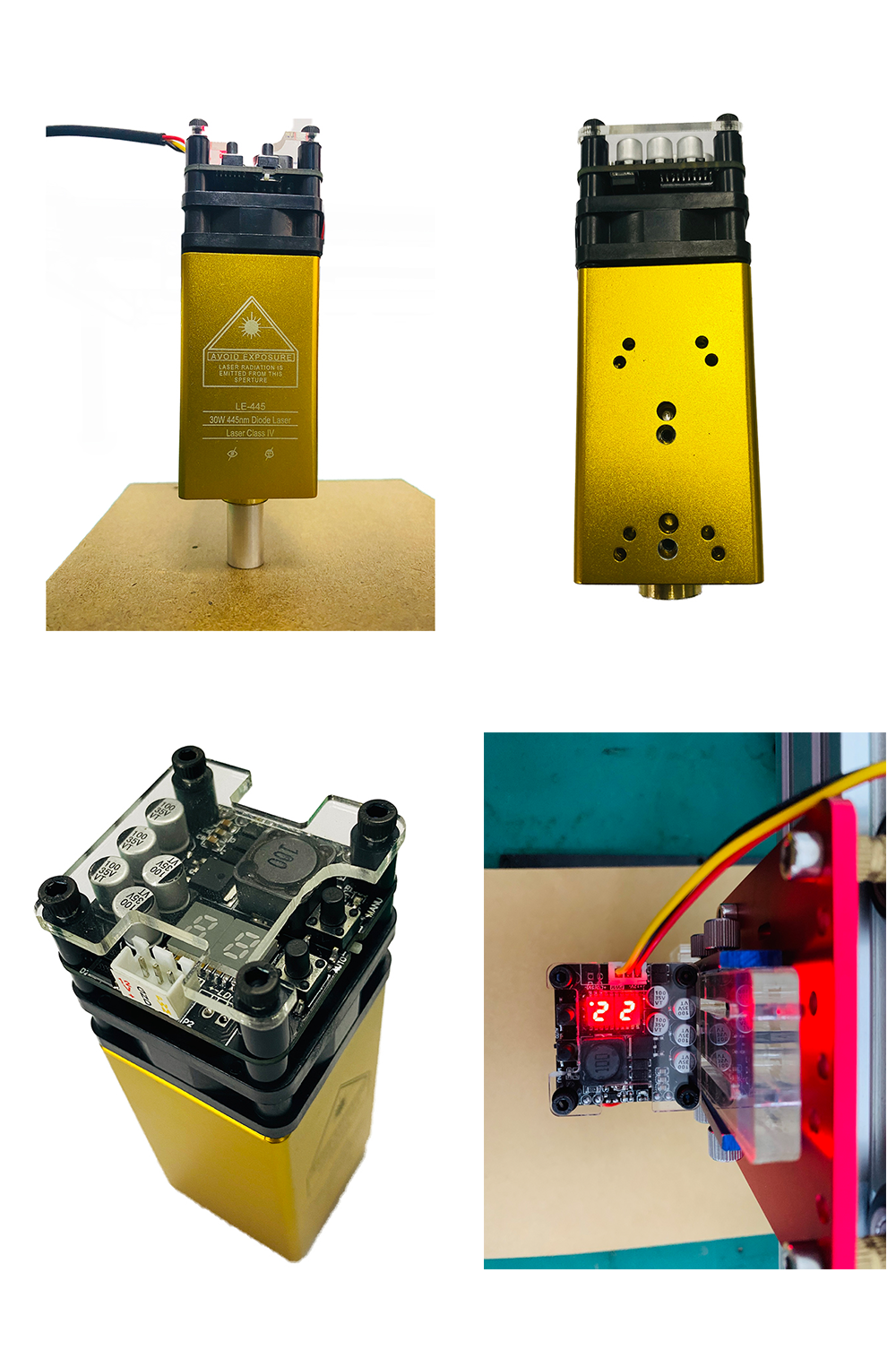 30W Diode Laser Head for stainless steel craving and wood cutting,Laser ...