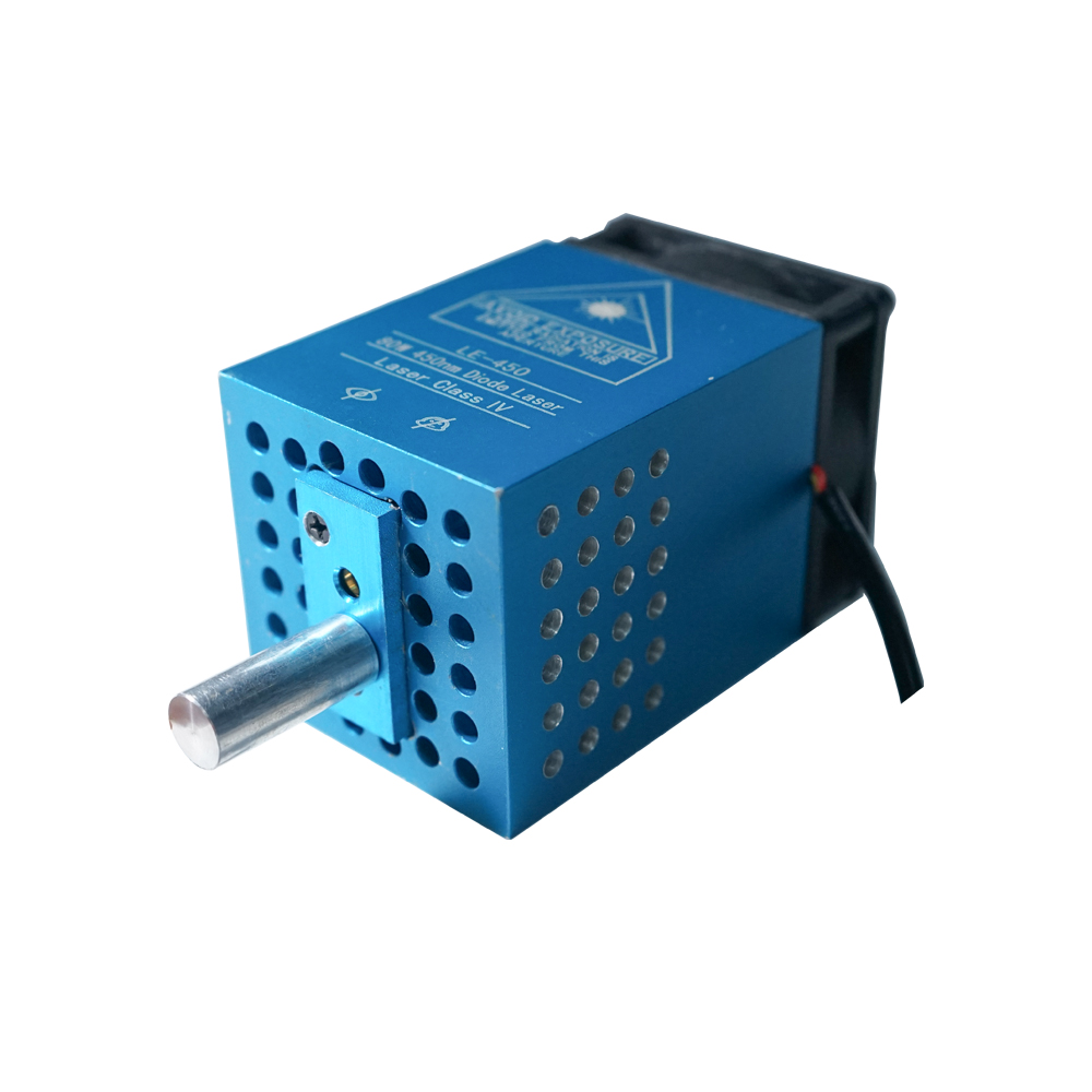 80W Diode Laser Head With TTL And PWM Modulation For Plywood And Black ...