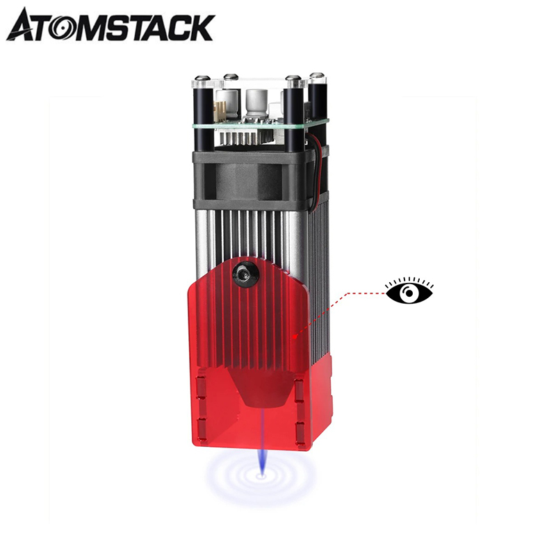 ATOMSTACK 40W Laser Module Upgraded Fixed-focus Laser Engraving Cutting ...