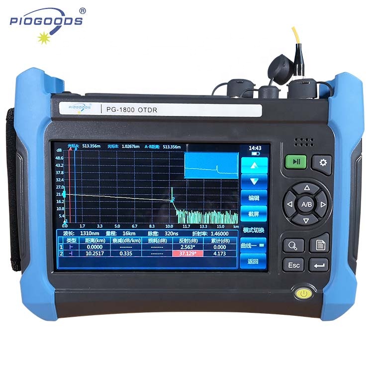 Free shipping 1310/1550nm 37/36dB OTDR meter tester with competitive ...