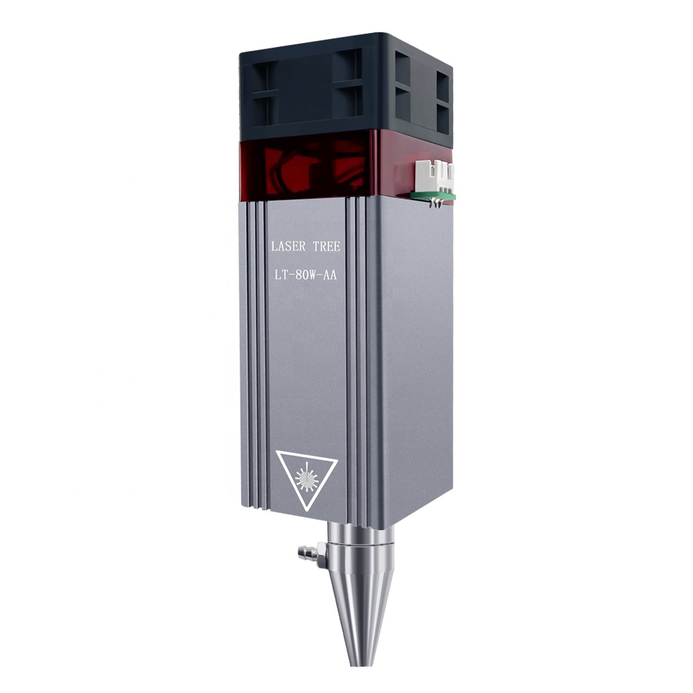 Laser Tree 80w Laser Module Head 450nm Blue Light Ttl Module Air Assist
