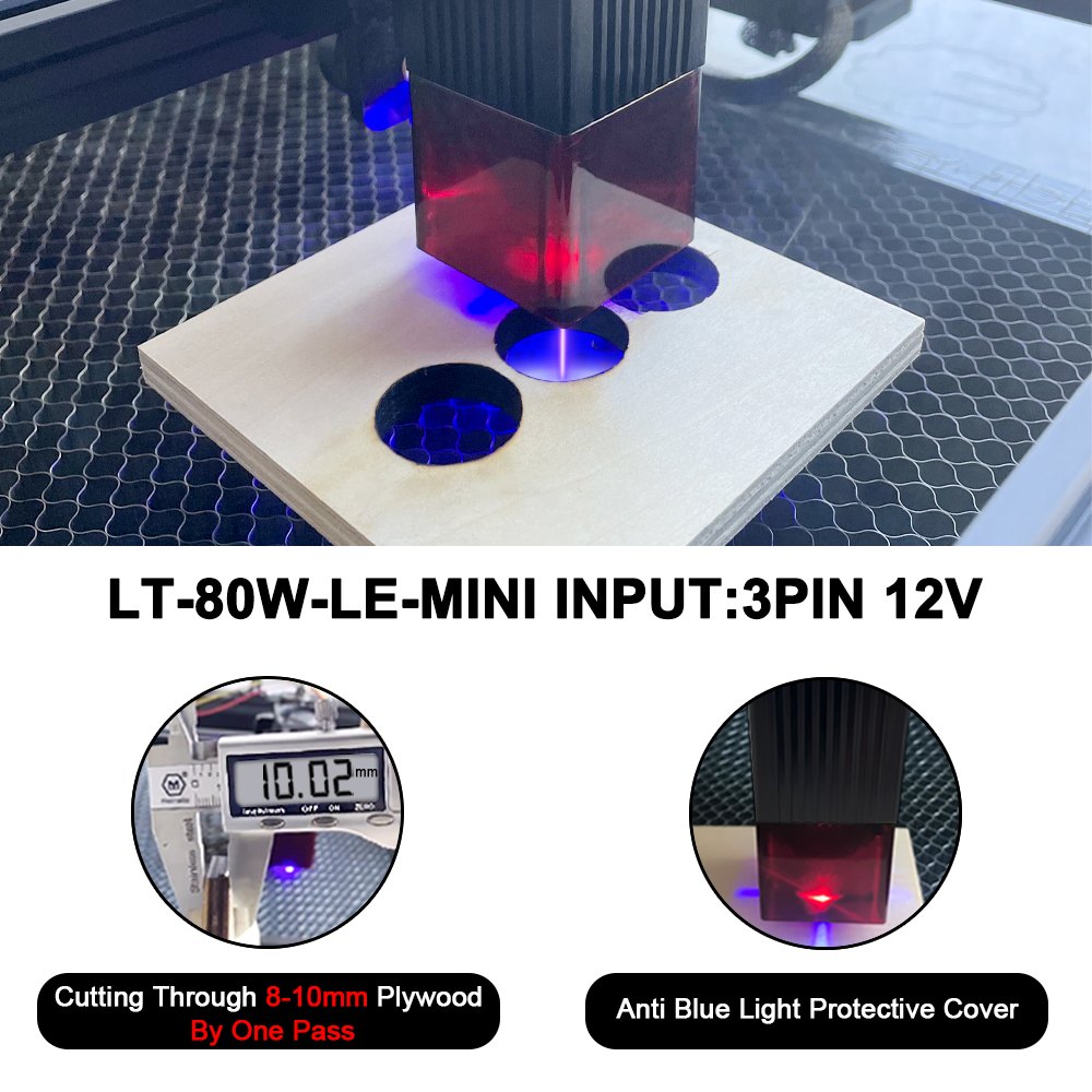 LASER TREE 80w mini laser module diode cnc blues laser Equipment Parts ...