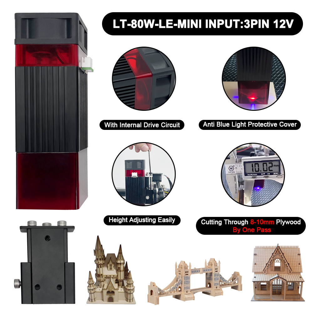 LASER TREE 80w mini laser module diode cnc blues laser Equipment Parts ...