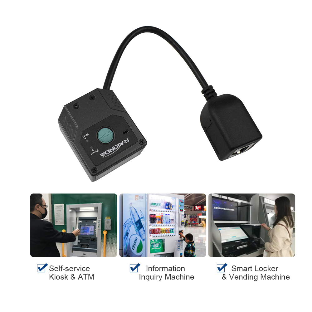 LV3000U Industrial Barcode Scanner Fixed mount QR Reader for Smart ...