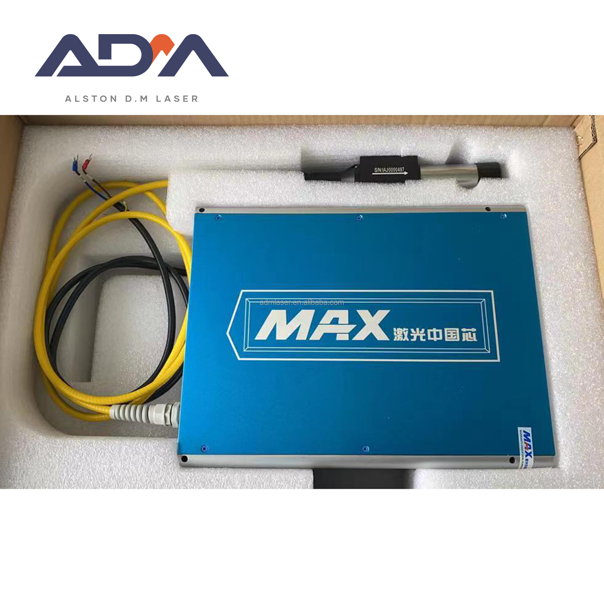 Max Q Switched Pulse Fiber Laser Source 20w 50w 1064nm High Quality