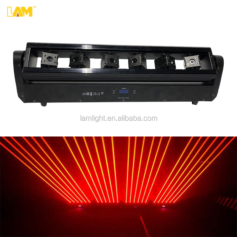 OEM ODM 6 Eyes 500mw Moving Head Light RGB 3in1 Full Color Laser ...
