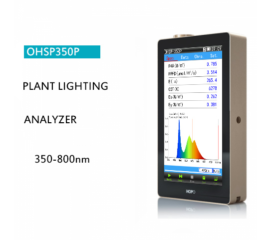 Portable Plant Lamp Spectrum Analyzer PAR Meter everfine spectrometer ...