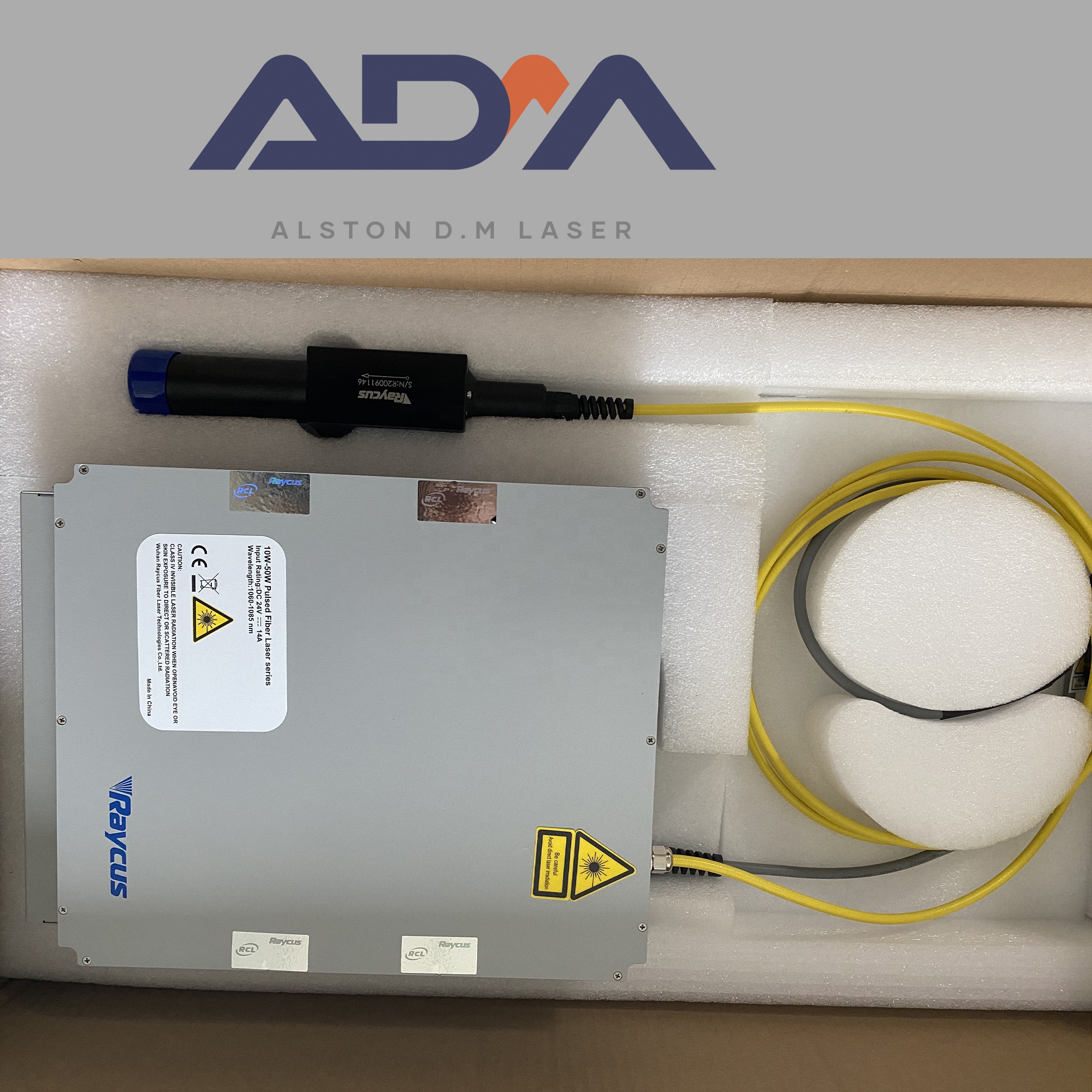 raycus 20w 30w 50w fiber laser source for marking machine - LaserSE