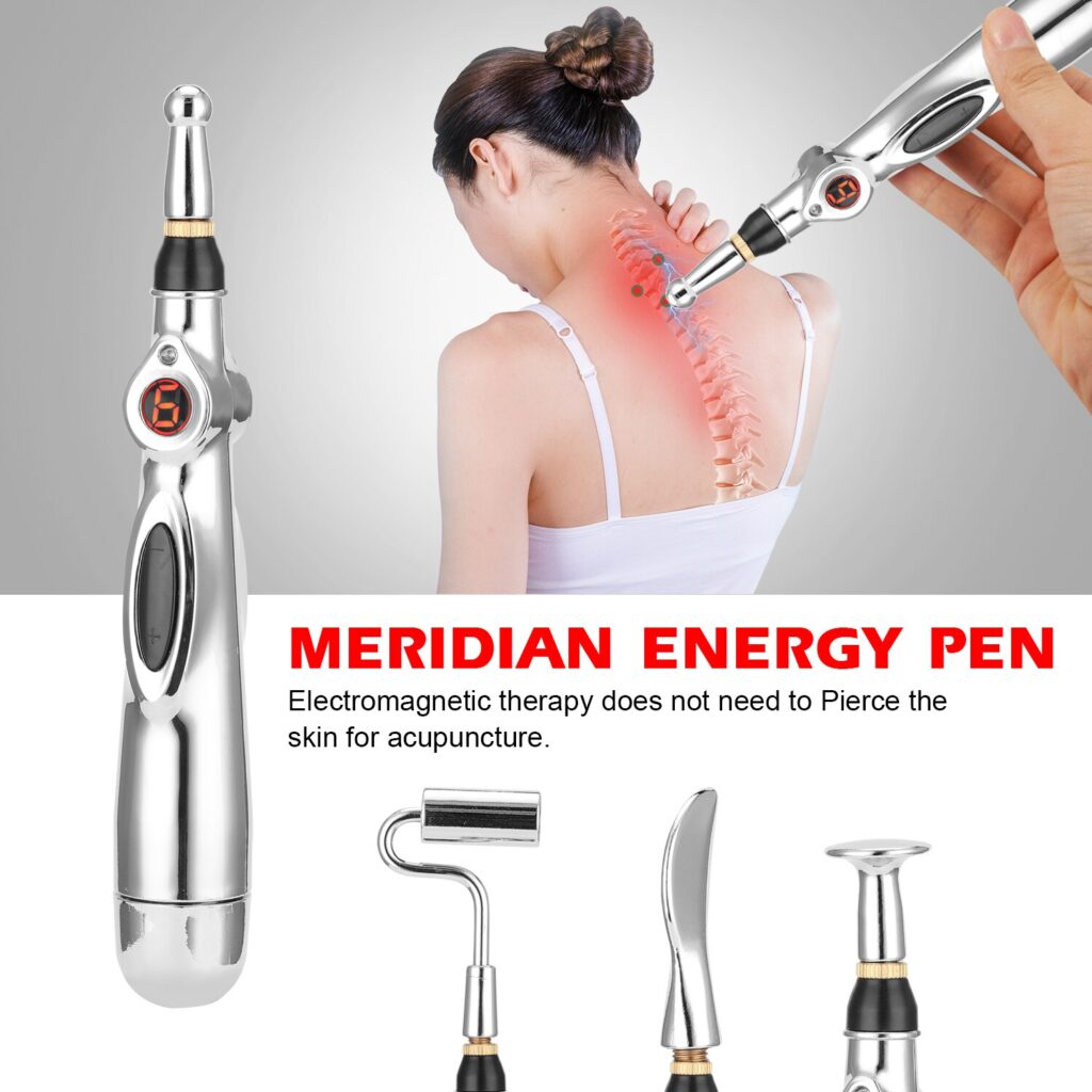 4 In 1 Electronic Acupuncture Pen Electric Meridians Laser Therapy Heal ...