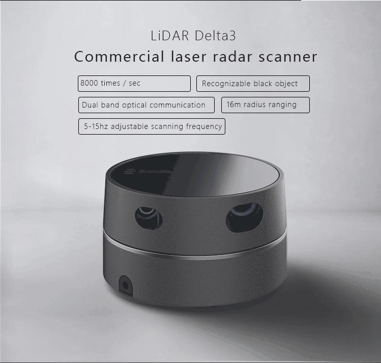 16 meters 3irobotix Lidar interactive software large-screen radar ...